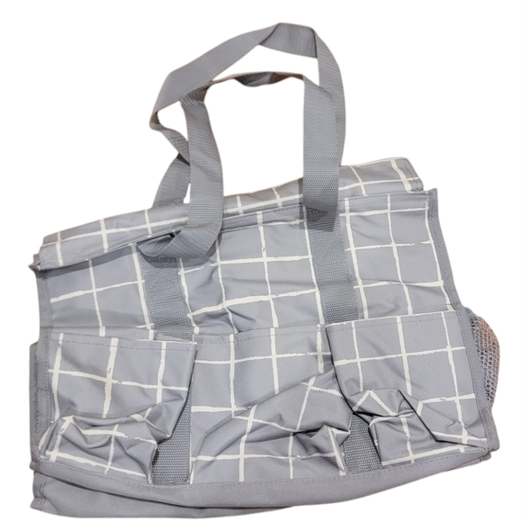 thirty-one | Bags | Thirty One Zipped Top Organizing Utility Tote Worn ...